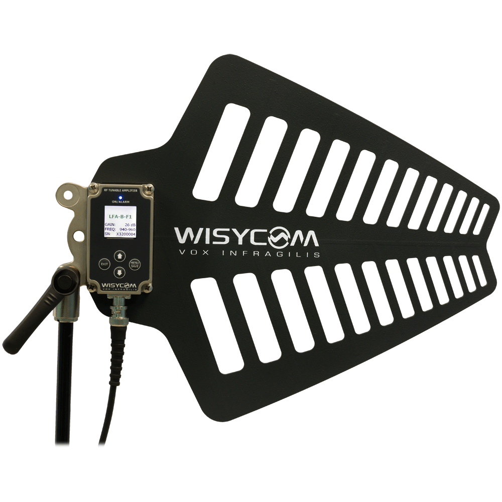Wisycom LFA Wideband Active Antenna w/ Remote Controlled Filters